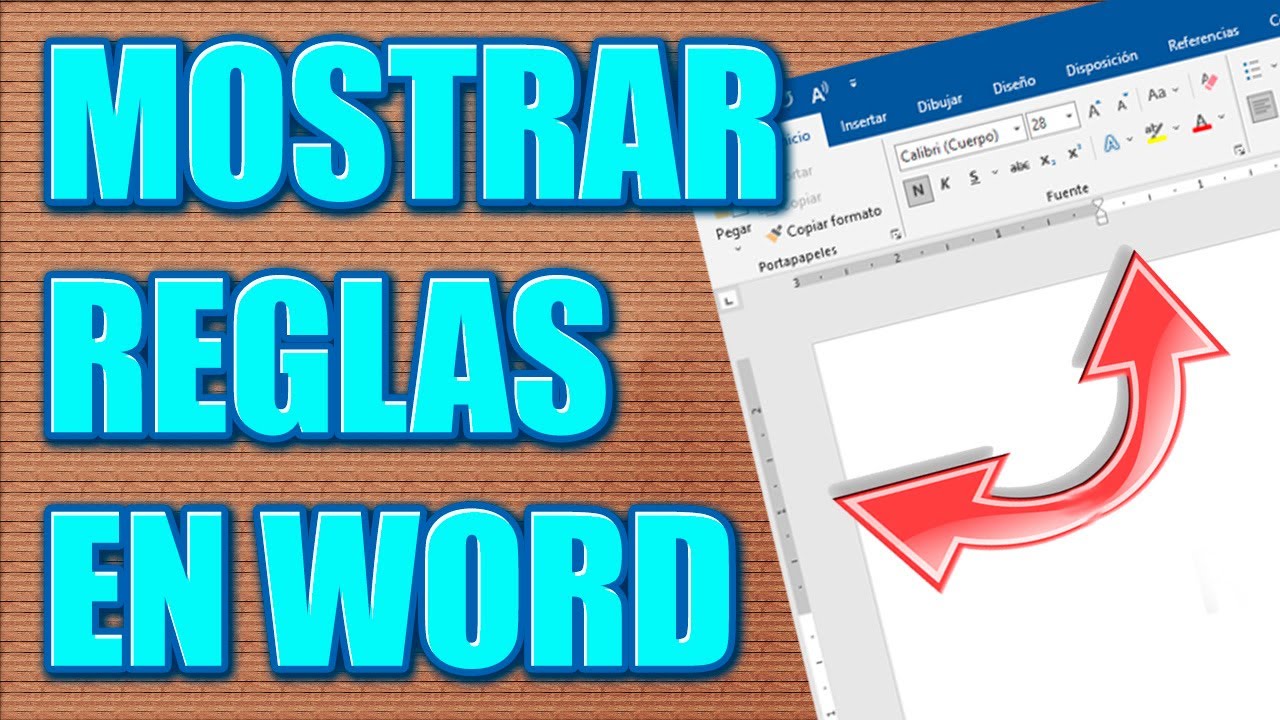 Como Mostrar la REGLA VERTICAL y HORIZONTAL en Word - YouTube