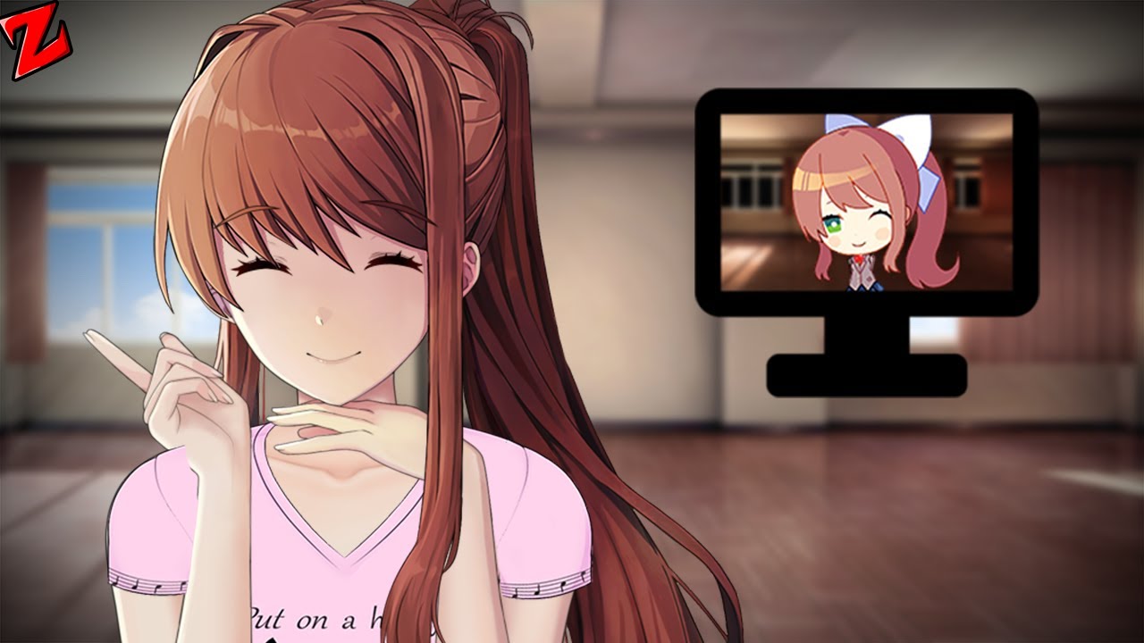 Monika discusses virtual love | Monika After Story - YouTube