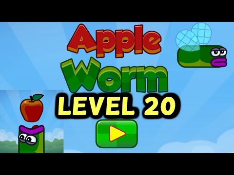 APPLE WORM LEVEL 20 Guide How to Complete Walkthrough - YouTube