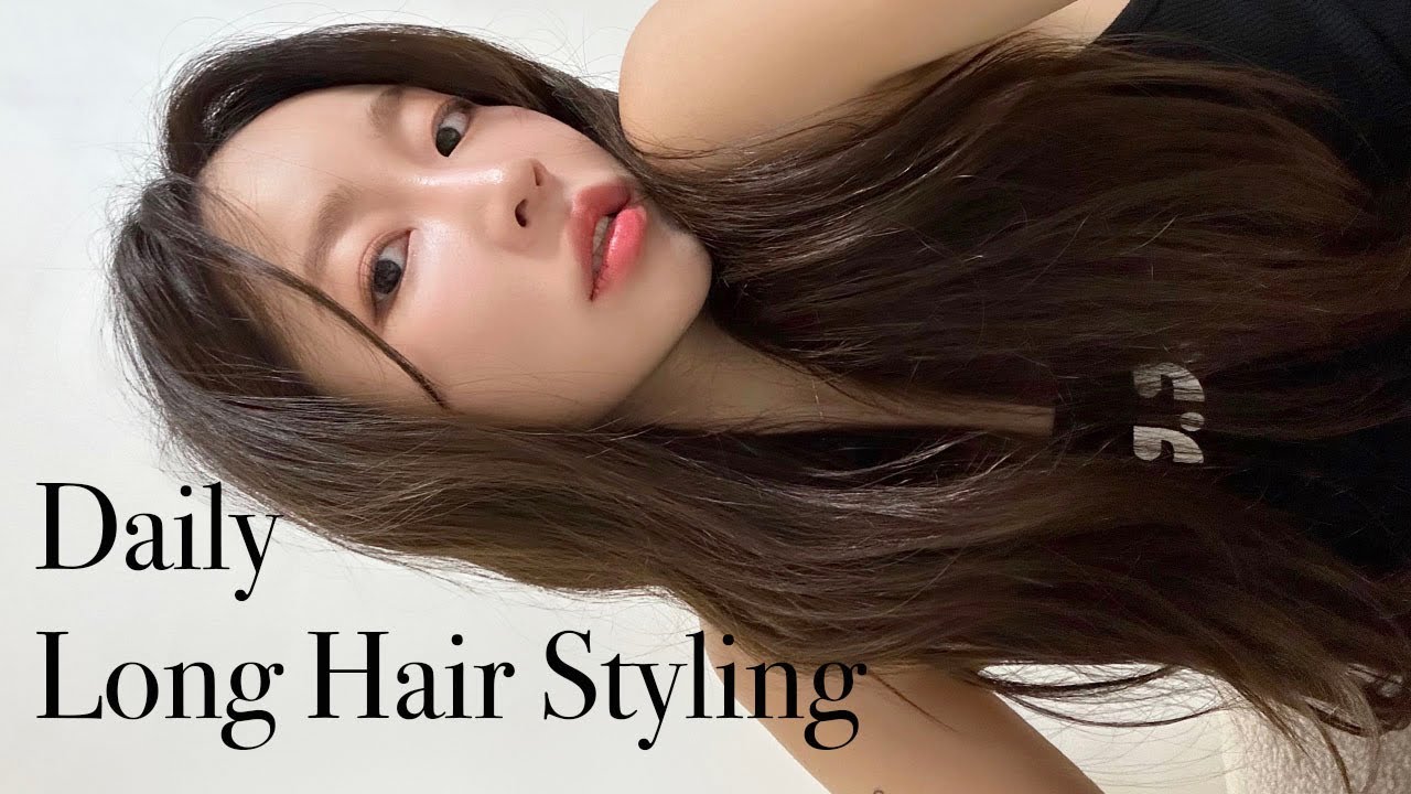 긴머리 헤어스타일링 With 다이슨 에어랩 차홍 볼륨스프레이 로레알 헤어스프레이로 하루종일 자연스러운 웨이브머리 유지하기