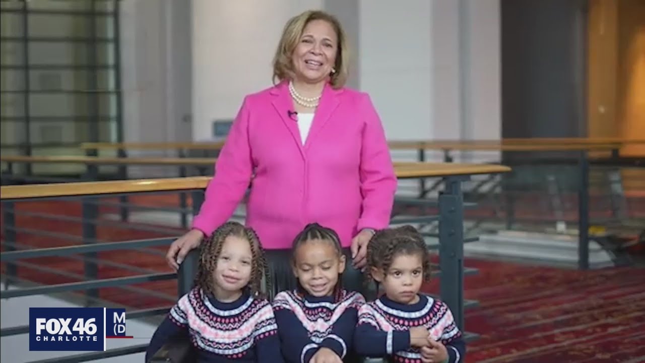 Charlotte Mayor Vi Lyles announces she’s running for re-election - YouTube