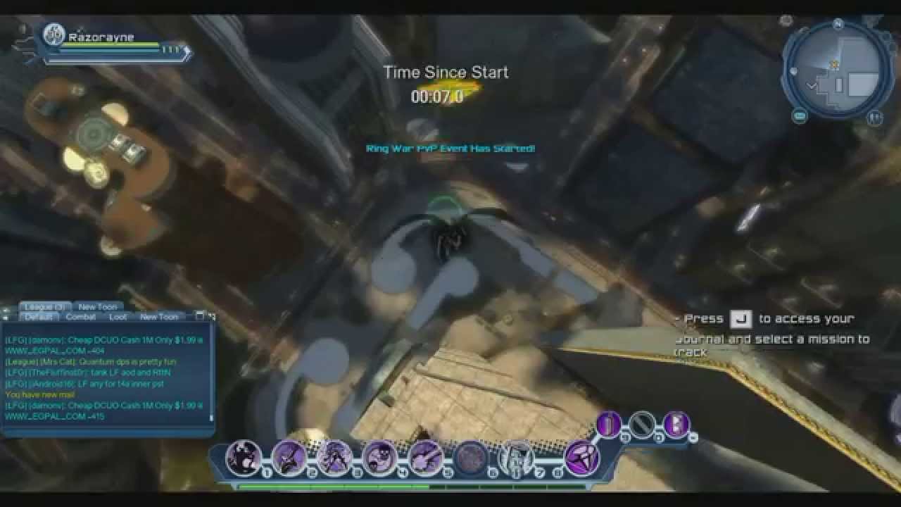 DCUO Metropolis Downtown Master Aerial Movement Challenge - YouTube