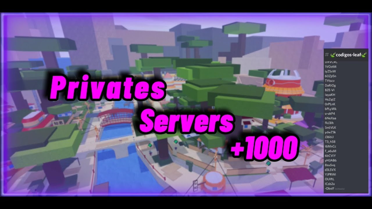 +1000 CODES Private Servers😱 | Shindo Life 🐸 - YouTube
