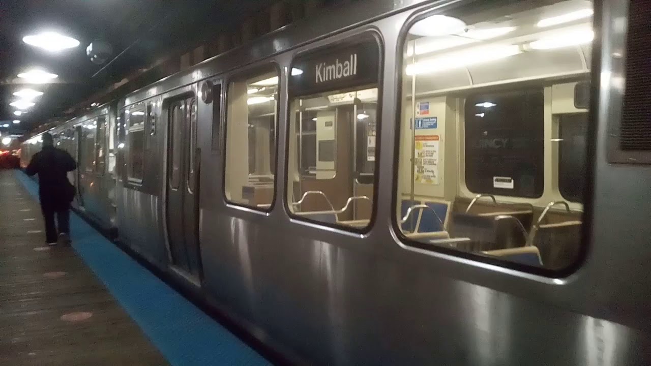 CTA 1981-87 2600 Series Budd Company On the Brown Line train to Kimball ...