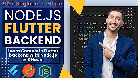 Flutter Backend with Node.js & MongoDB | Complete REST API Course (Beginner to Advanced) - YouTube