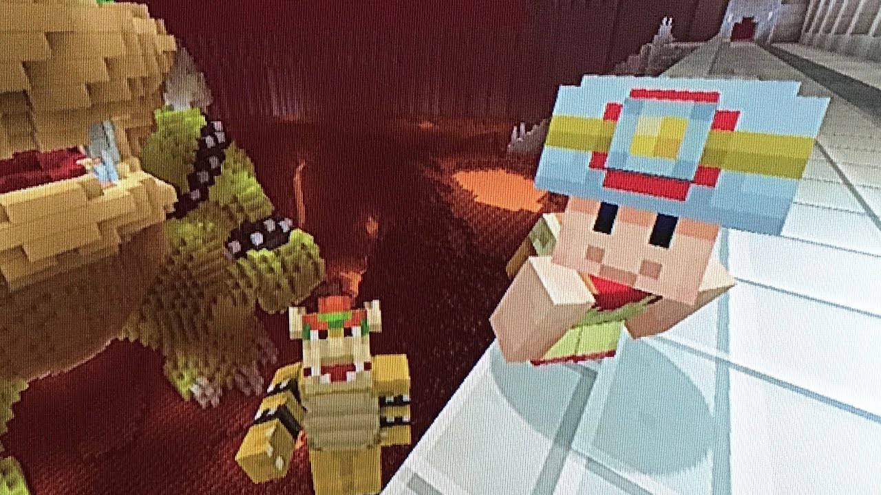 Minecraft Switch - Captain Toad Adventures - Captain DEFEATS Bowser ...