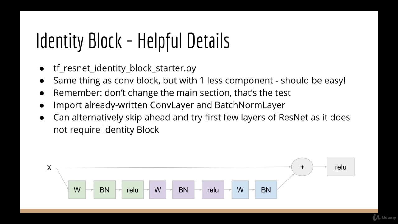 6 Building ResNet Identity Block Details - YouTube