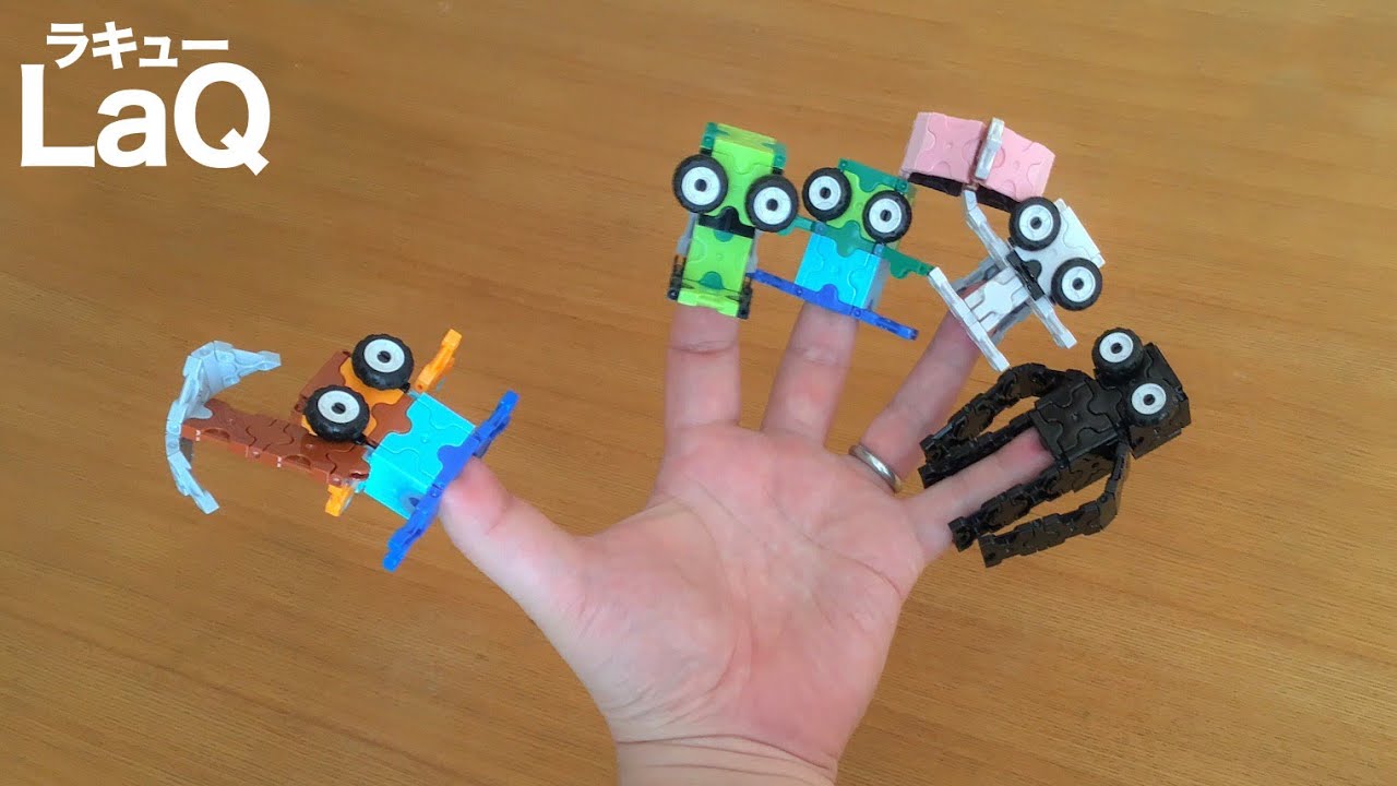 LaQラキューでマイクラ指人形を作って遊んでみた。 /// Let's Play Minecraft Finger Puppets made ...