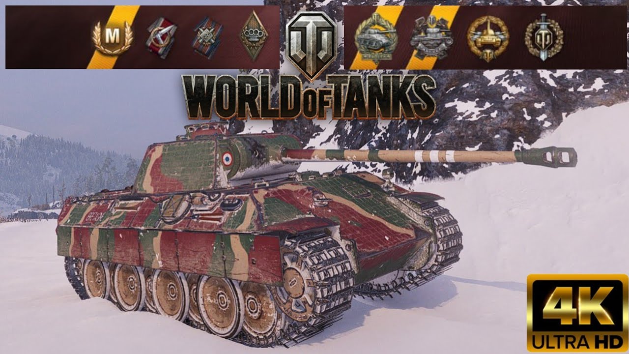 Bret. Panther - Mannerheim Line map - 9 Kills - 3,4K Damage World of ...