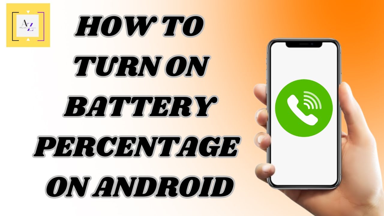 How to turn on battery percentage on android - YouTube