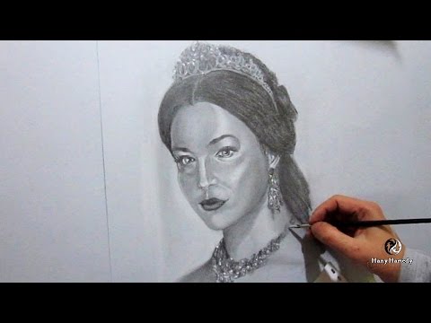Time lapse Portrait Drawing by Hany Hariedy - YouTube