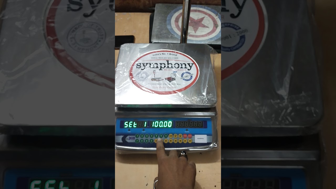 PRC SCALE PRISE SETTING - YouTube