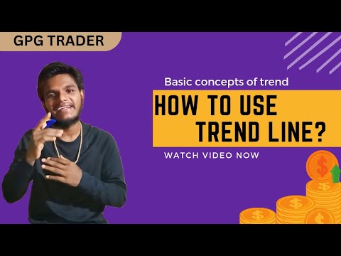 How to draw and use trend line correctly || Basic concepts of trend ...