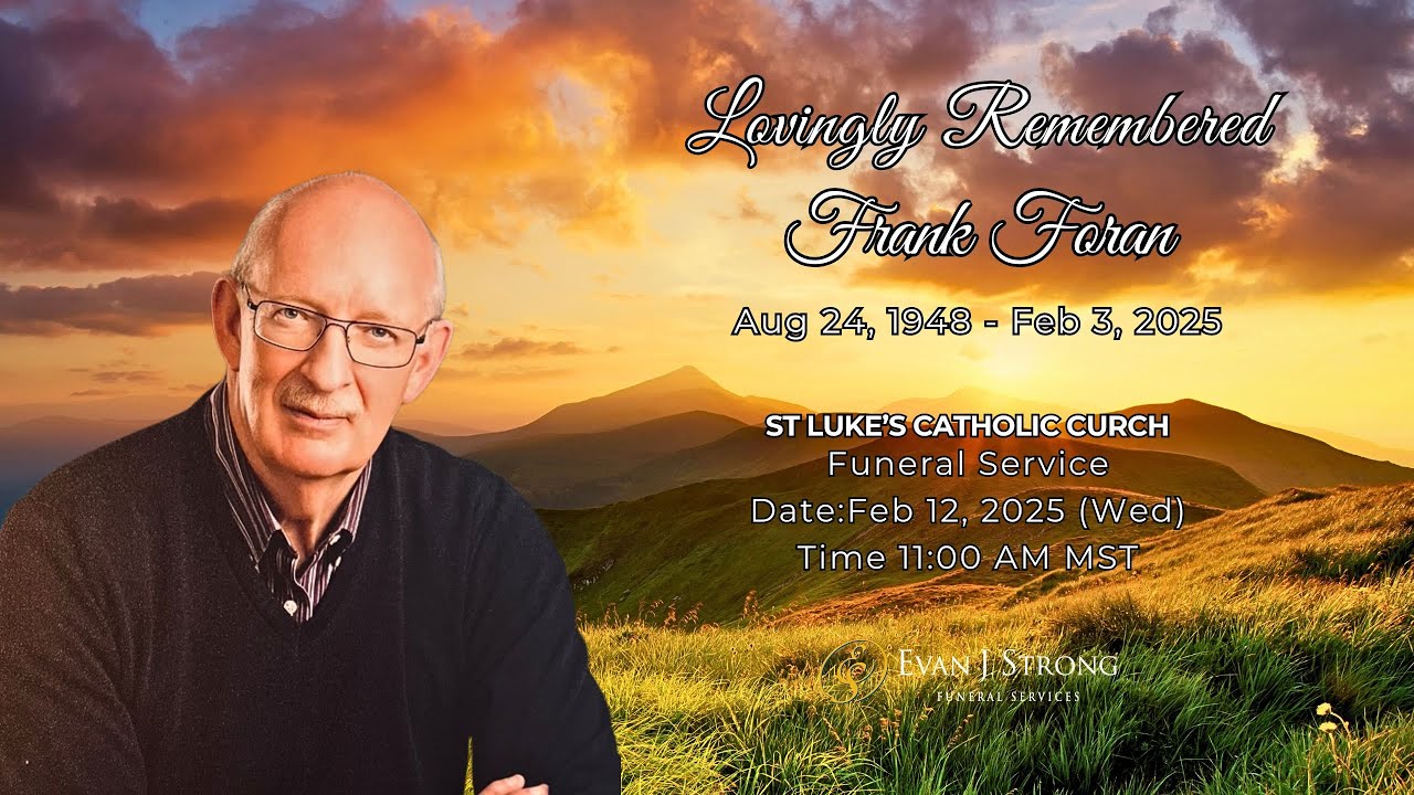 Frank Foran - Funeral Service Live Stream - YouTube