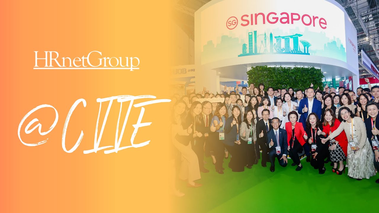 HRnetGroup at the 6th China International Import Expo - YouTube