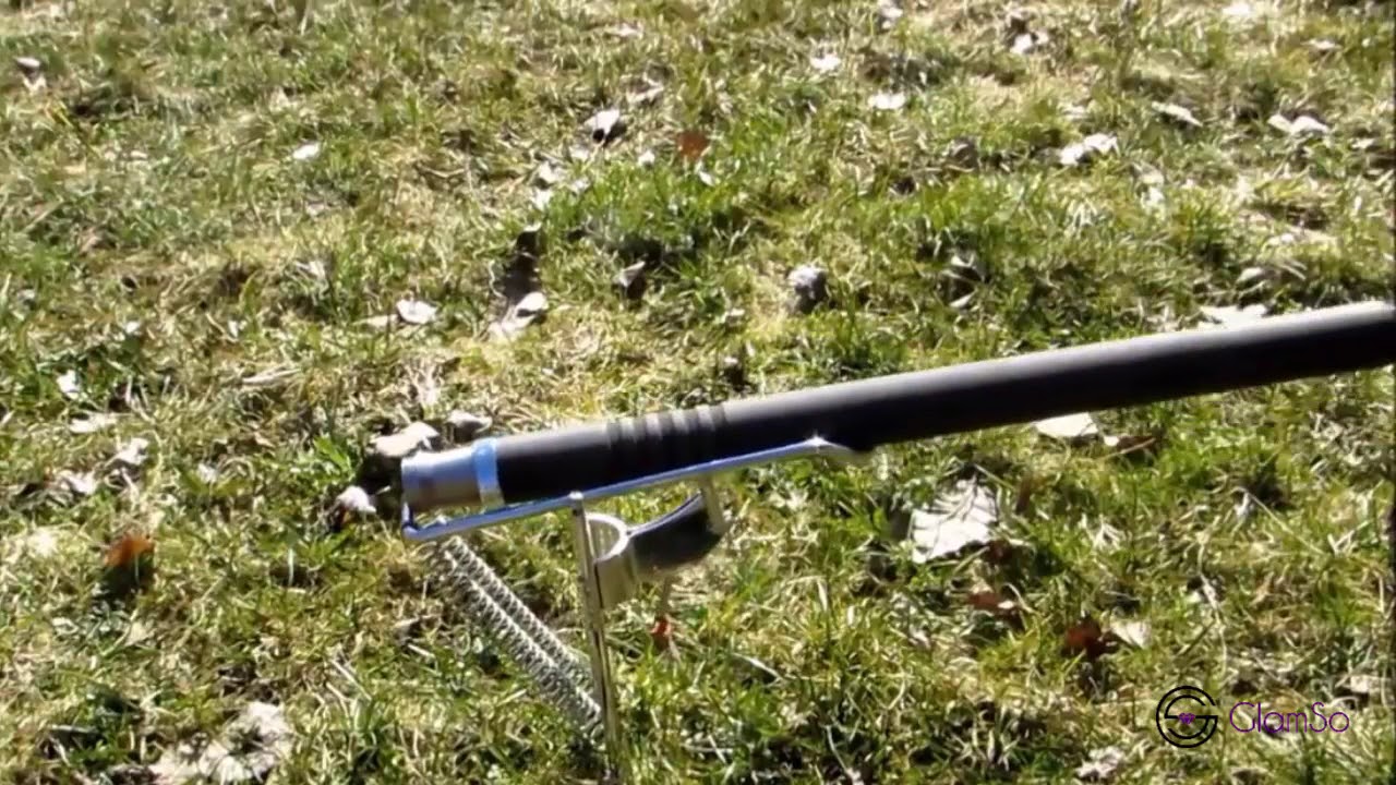 Automatic Spring Fishing Rod Holder - YouTube
