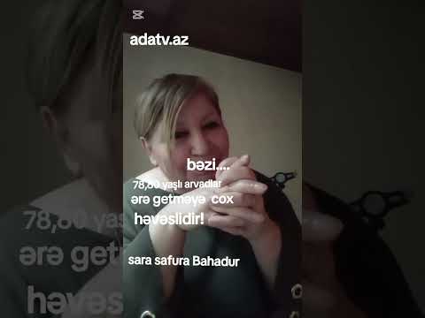 bəzi...qoca arvadlar ərə getməyə cox həvəslidir! BU QADIN KİMİ!