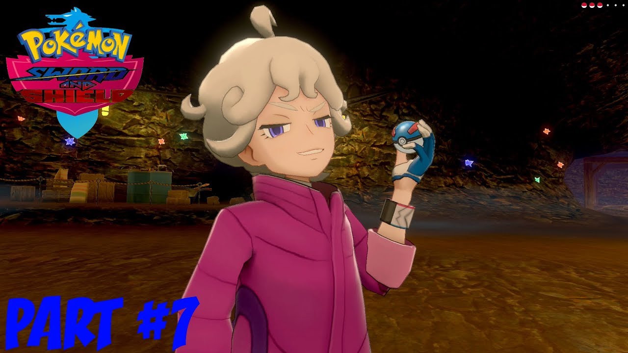 Pokemon Sword and Shield - Part 7: Galar Mine, Rival Bede Battle ...