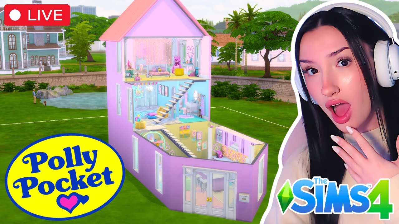 building a POLLY POCKET House in The Sims 4 (Streamed 07/30/2024) - YouTube
