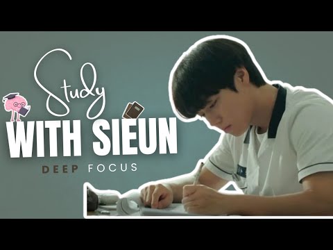 Study with Sieun from Weak Hero | 1 Hour/10 Pomodoro Session | Brown Noise, Nature Sounds