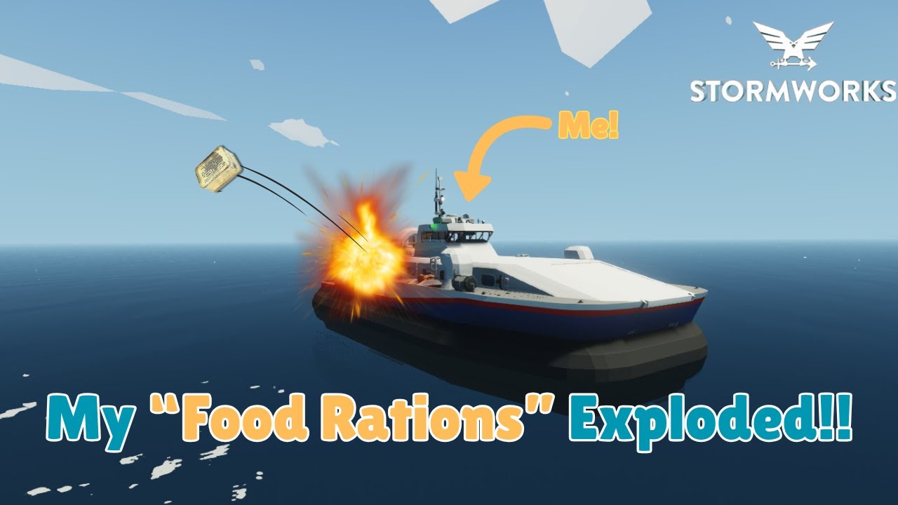 My hovercraft exploded!!!! - Stormworks Gameplay - Sinking Ship ...