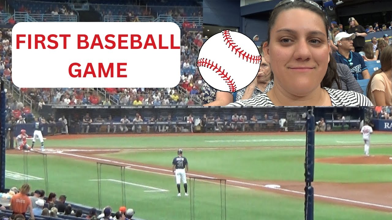 I Go To My First Baseball Game - YouTube