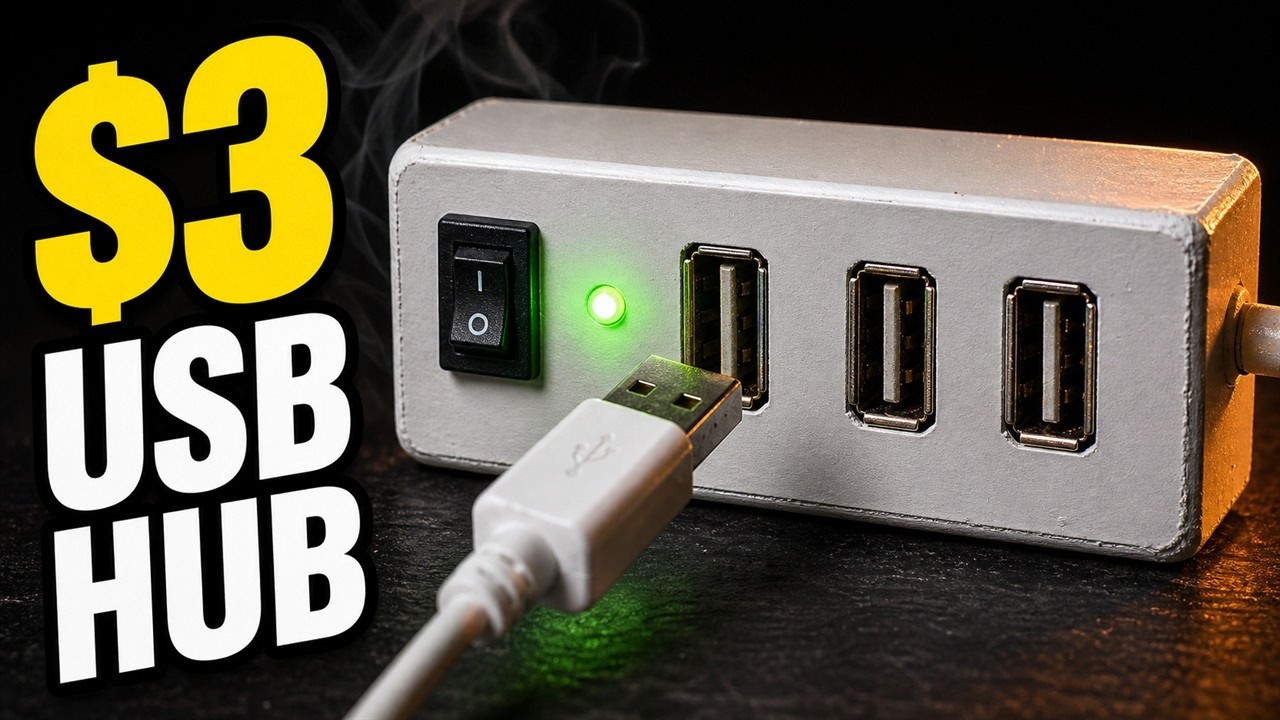 Custom USB Hub Build | Soldering, Wiring & Assembly - YouTube