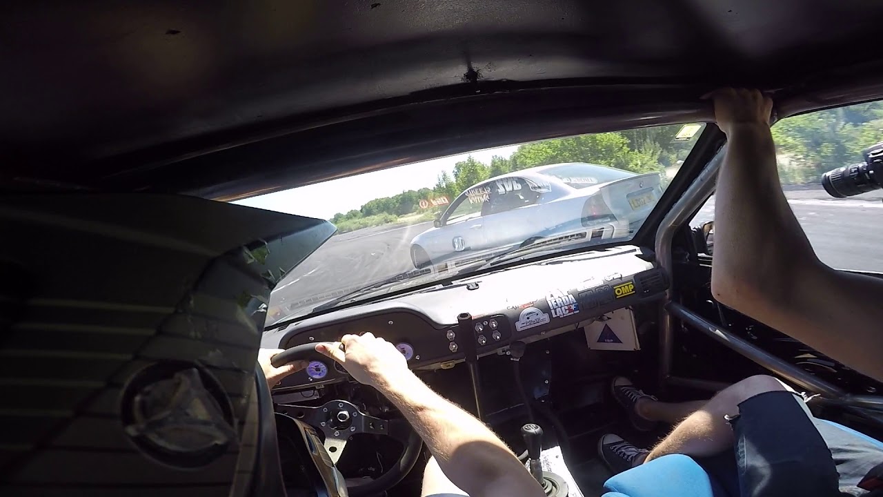 OnBoard Polonez Drift Swap BMW Engine - YouTube