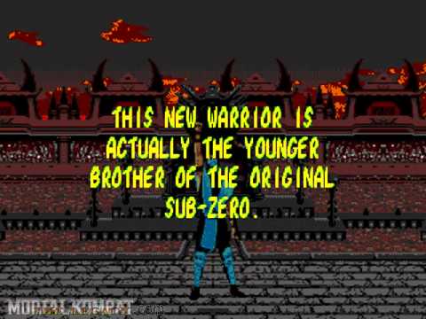 Mortal Kombat 2 - Genesis & Mega Drive - Sub-Zero - Ending - YouTube