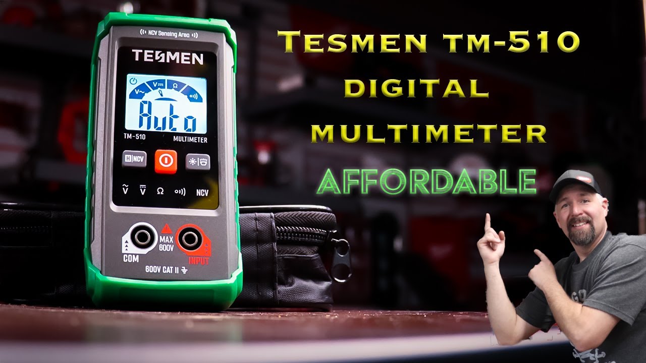 Most Affordable Multimeter - TESMEN TM-510 Digital Multimeter - YouTube