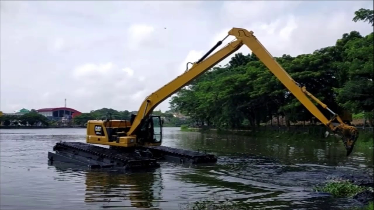 (Test & Training) Amphibi excavator swamp CAT 320 GC - long arm ...