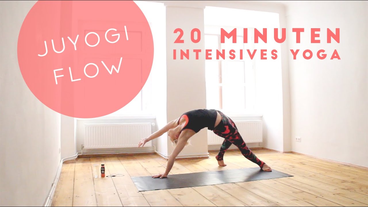 JuYogi Flow - 20 Minuten intensives Yoga - YouTube