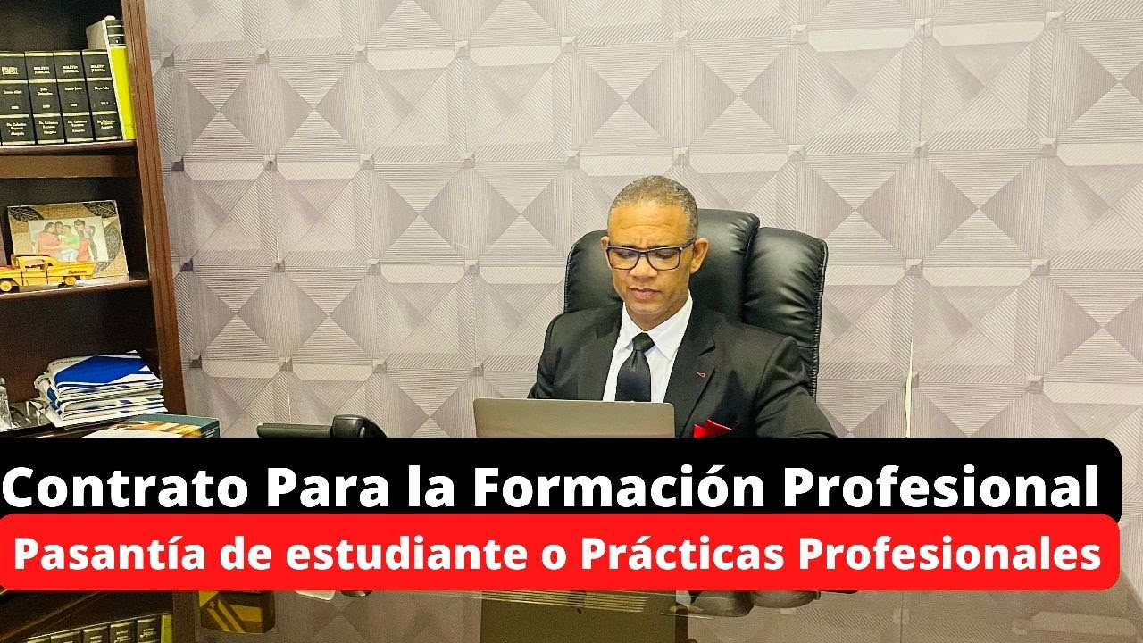 Contrato de Pasantía, Aprendizaje y de la Formación Profesional. - YouTube