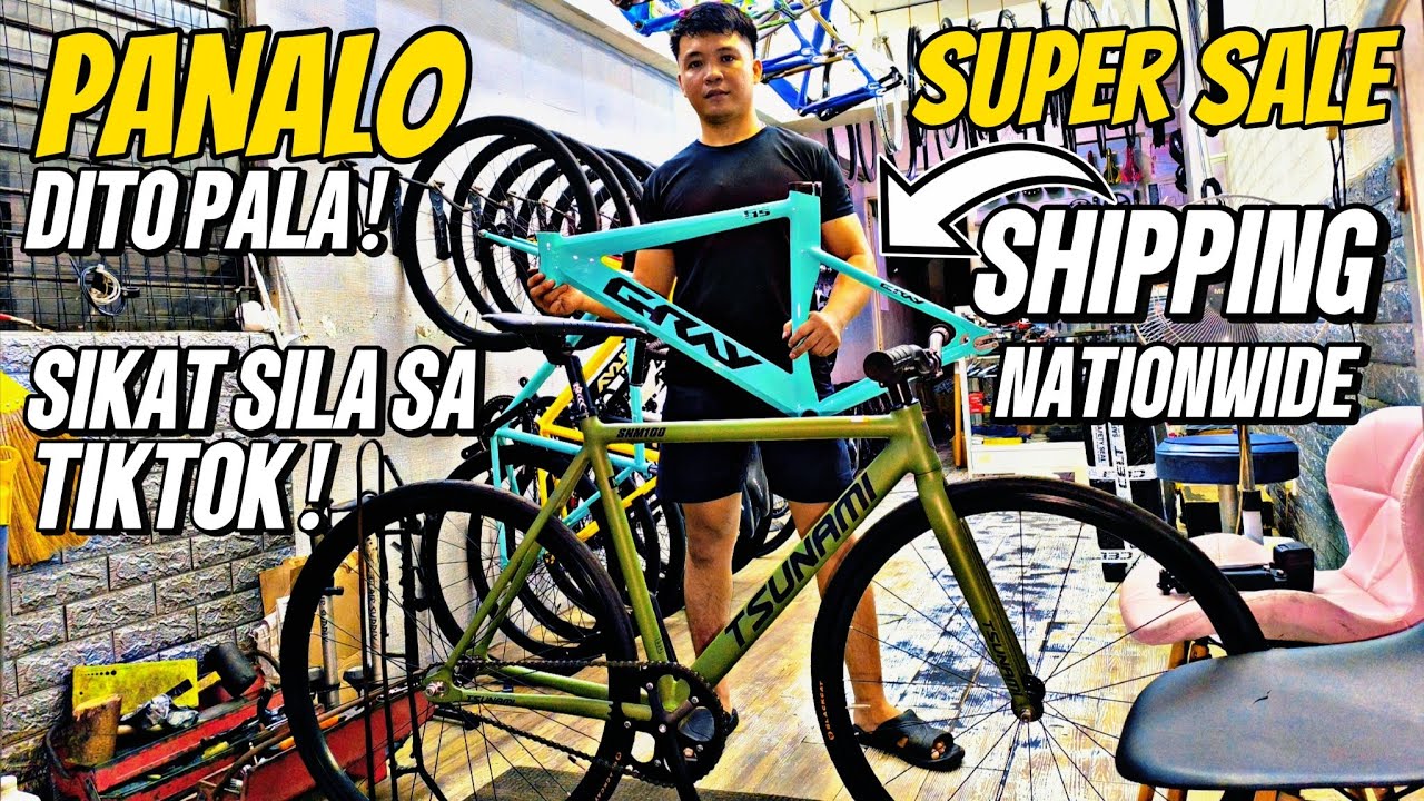 MURANG CELT FIXIE BIKE ! TSUNAMI,GRAY MTB | FRAME,FORK,WHEEL SET ...
