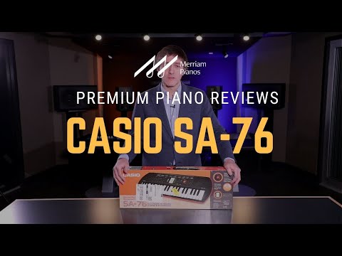 Casio SA-76 Mini Keyboard Review & Demo - 44-Keys 100 Sounds 10 ...