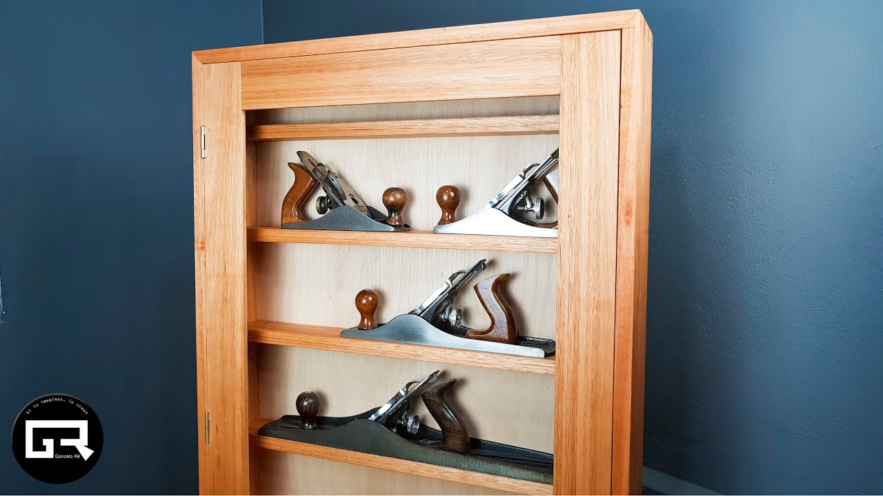 MUEBLE para HERRAMIENTAS de CARPINTERIA / WOOD TOOLS CABINET - YouTube