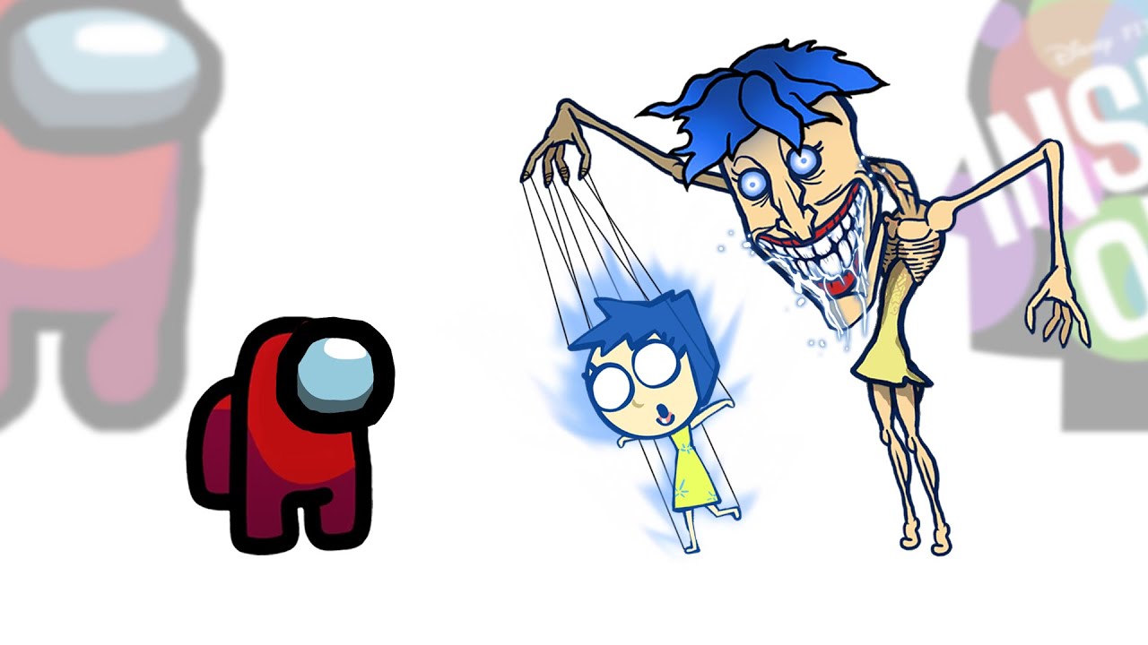 Mini Crewmate Kills Creepy INSIDE OUT 2 Characters | Among Us - YouTube