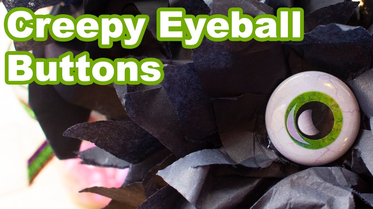 How to make creepy eyeball buttons with a badge button maker |ProMaker ...