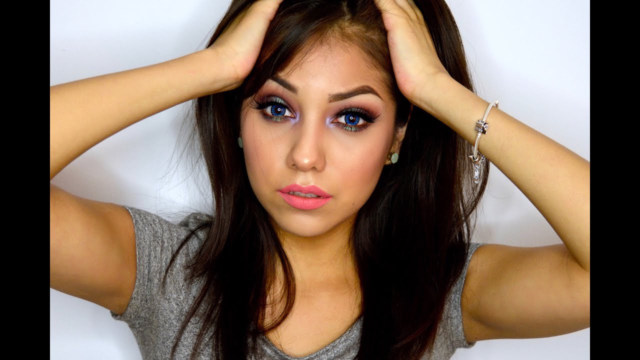 Smokey Mermaid Halo | Spring Makeup Tutorial Talk Through - YouTube