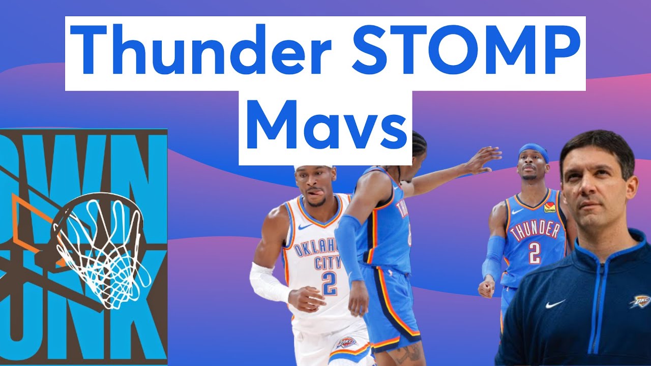 Thunder STOMP Mavs in Game 1 - YouTube