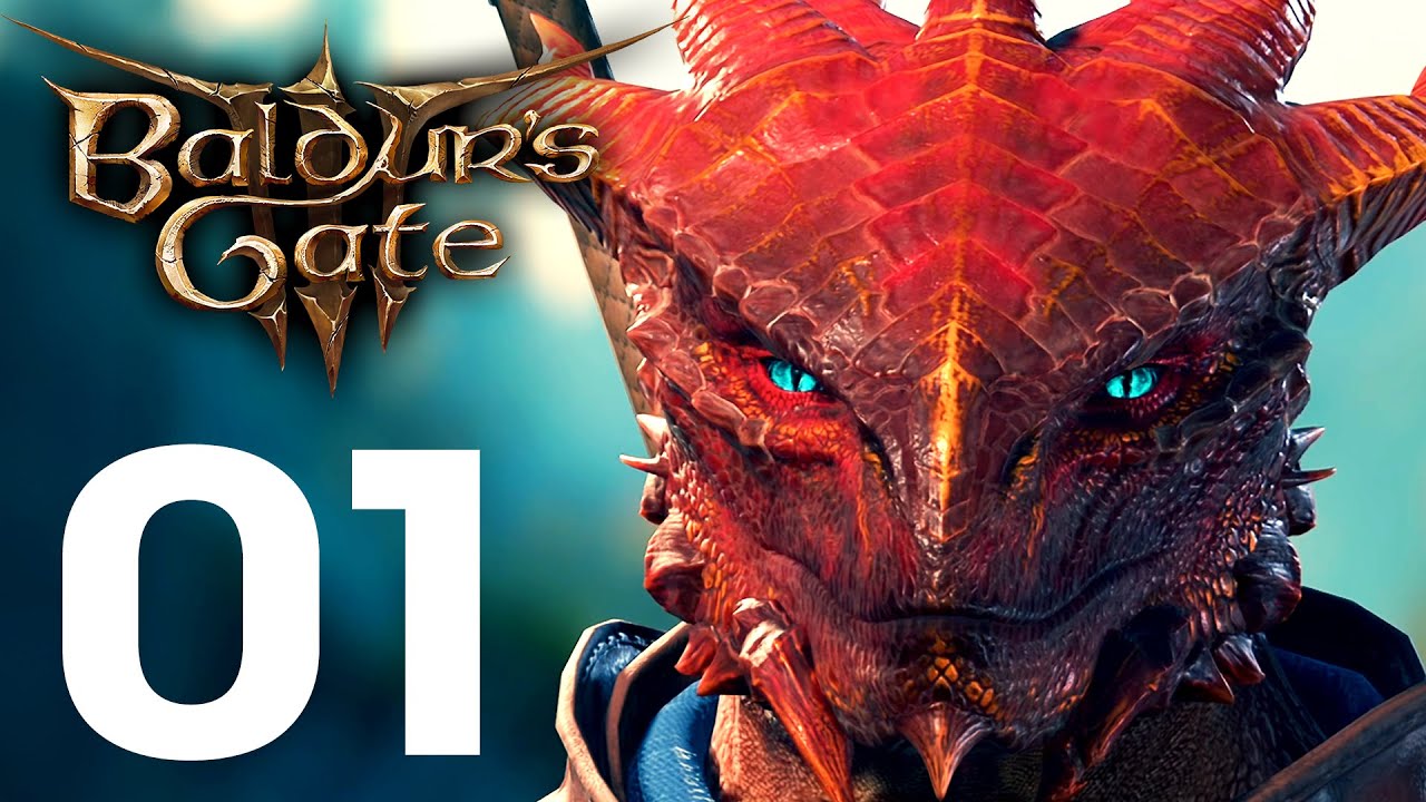 THE DRAGONBORN FIGHTER RISES! Baldur's Gate 3 - Let's Play Adventure #1 ...
