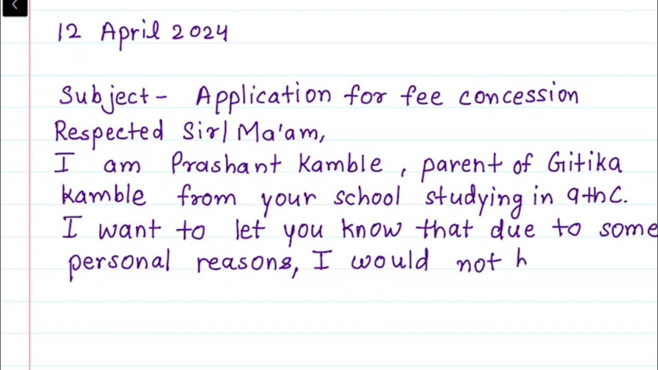 Letter To The Principal Requesting For Fee Concession From Parents letter-to-the-principal-requesting-for-fee-concession-from-parents