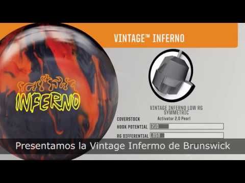 Vintage Inferno | Bola para bowling de Brunswick - YouTube