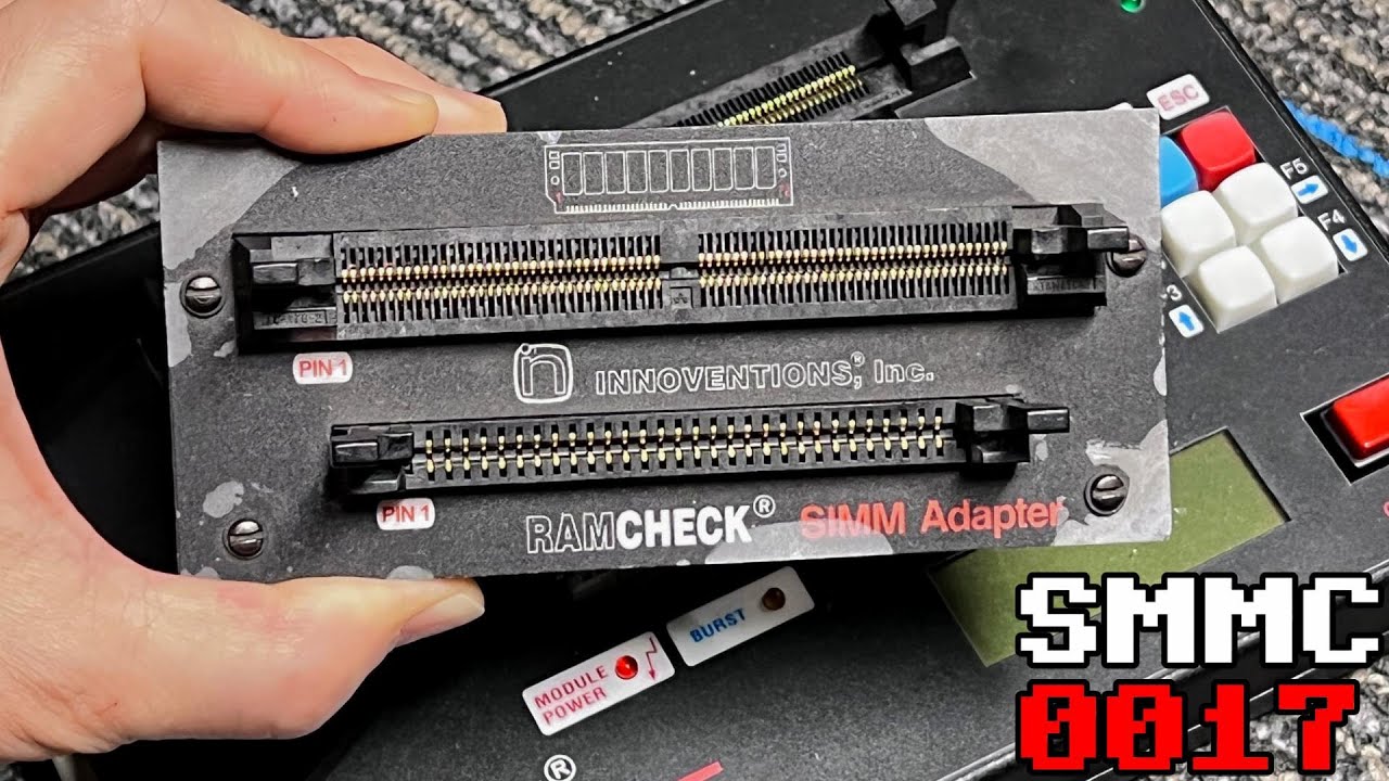 0017 Rammy is pleased! The 30/72 pin RAMCheck adapter - YouTube