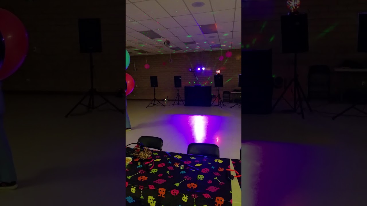 80s party setting up - YouTube