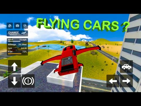 FLYING CARS IN 2020 GAME : Flying Car Transport Simulator GamePlay ...