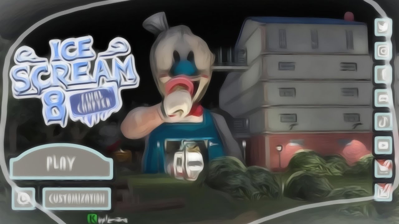 Ice Scream 8 : Final Chapter Update! Main Menu & Cutscene Pt. 4 😋 😱 Ice ...