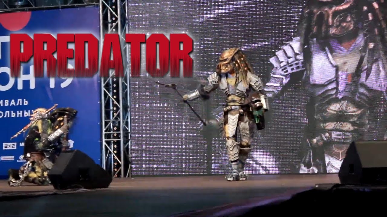 Predator Cosplay Performance at IgroCon 2019 - YouTube