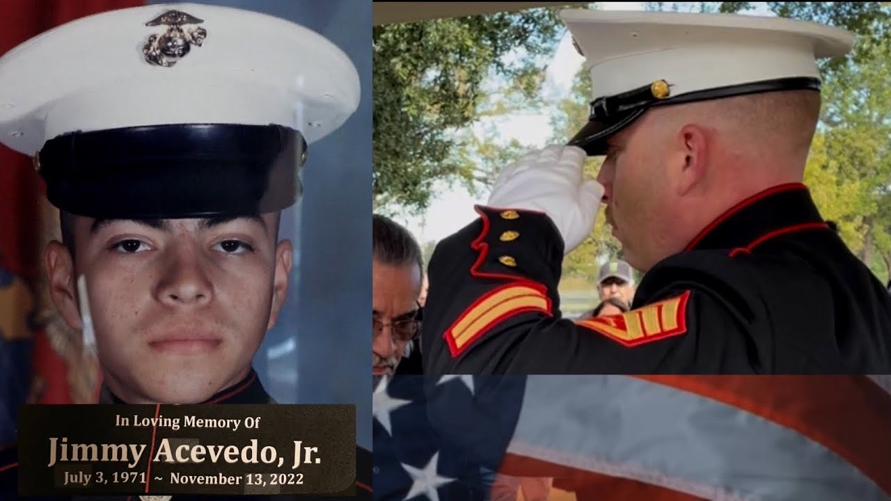Marine Funeral Services / LCpl Jimmy Acevedo , Jr - YouTube