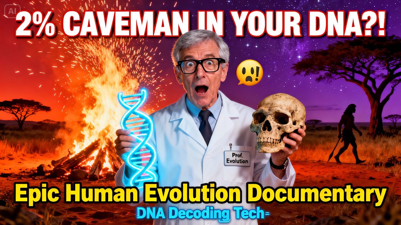 Your DNA Proves You’re 2% CAVEMAN?! 😱 | Epic Human Evolution ...